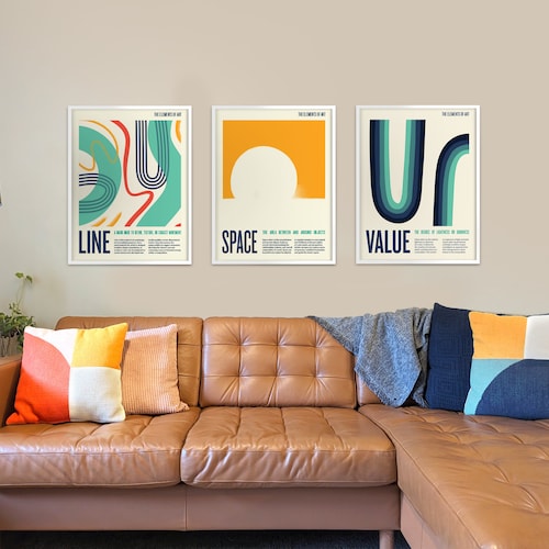 Elements and Principles of Art and Design Poster - Etsy