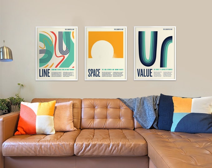 Elements of Art Posters - Etsy