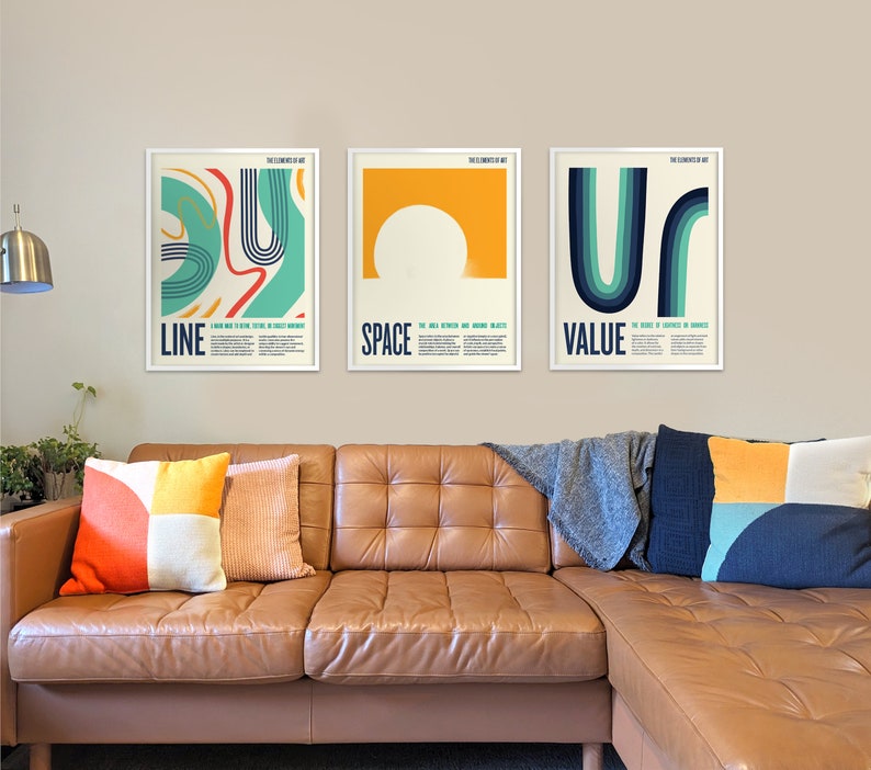 Elements of Art Posters - Etsy