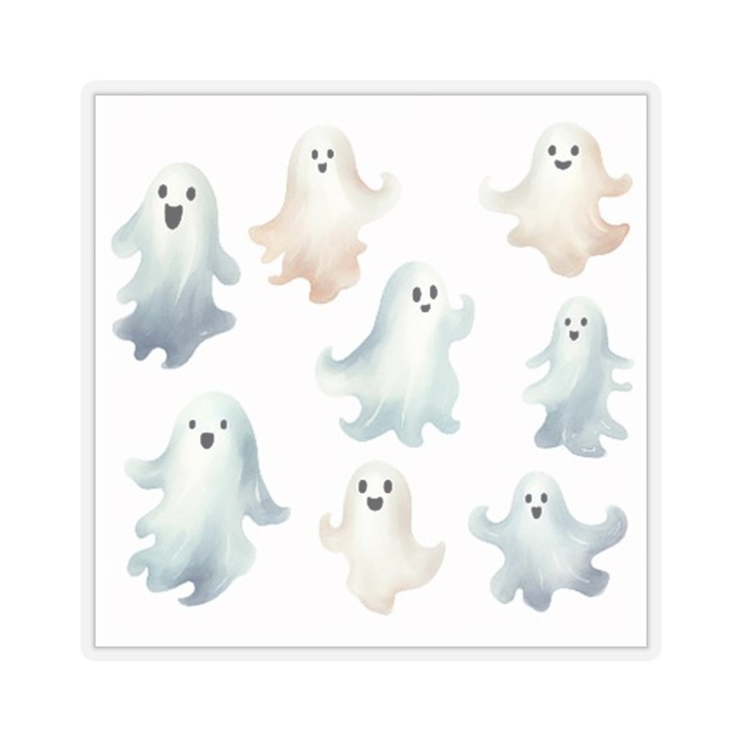 Ghosts Sticker - Etsy