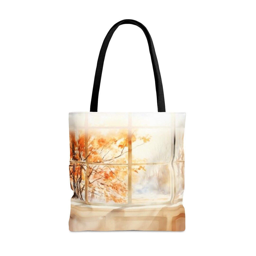 Fall Out the Window, Fall Tote Bag, Cotton - Etsy