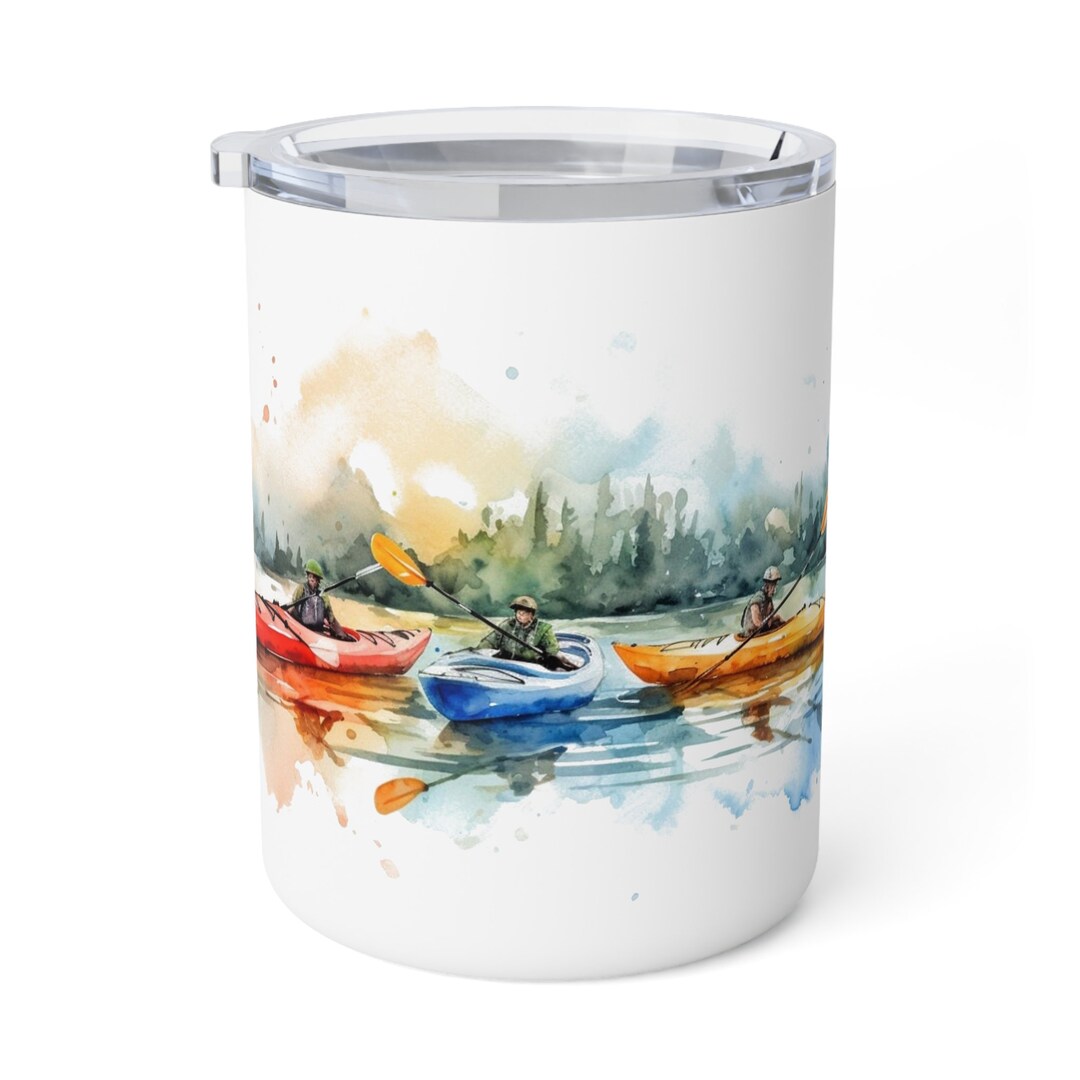 Insulated, Stainless Steel, Kayaking, Lake Mug, 10oz - Etsy