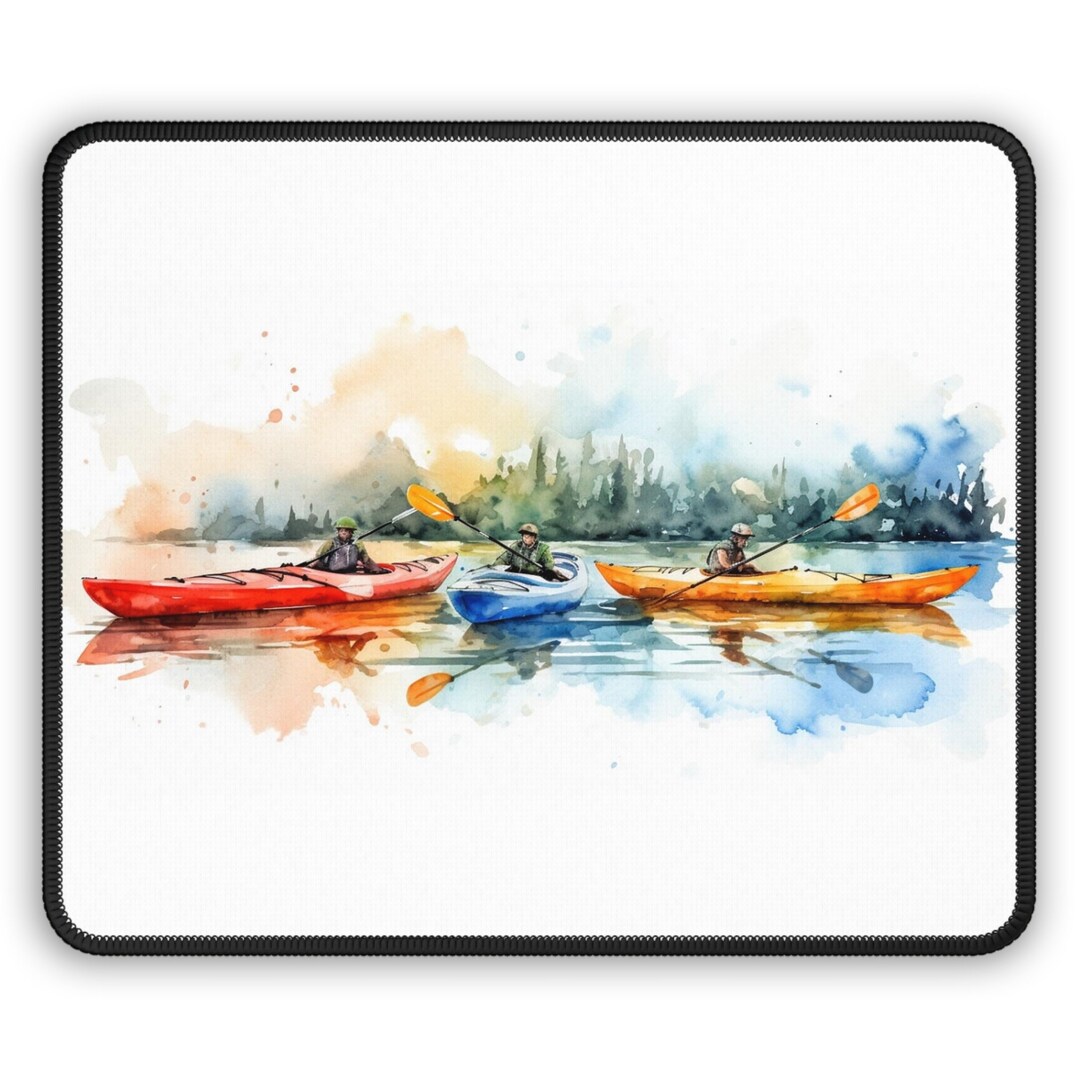 Gaming Mouse Pad - Kayak, Kayaking - Etsy