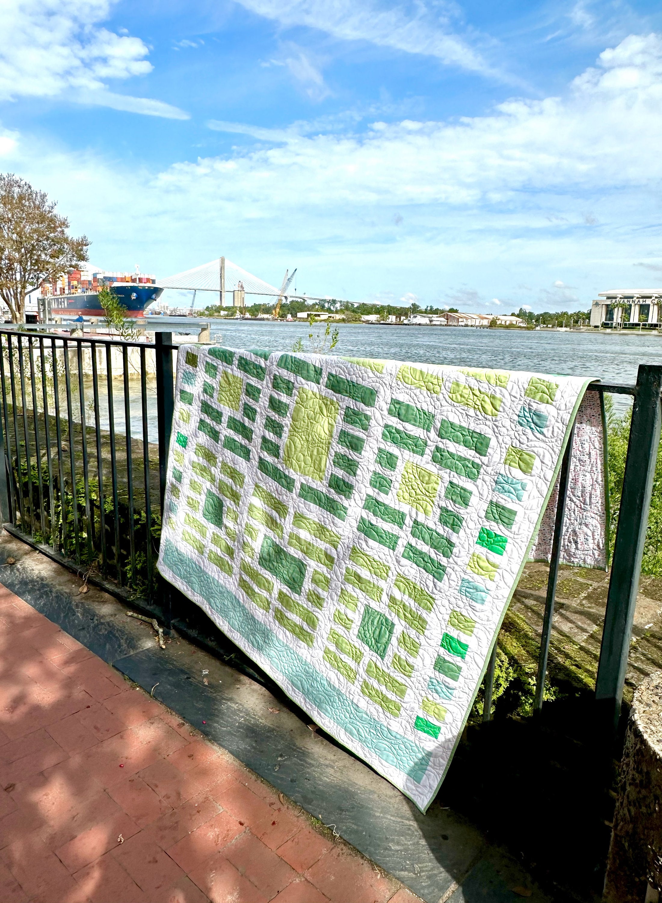 Savannah Squares Quilt Pattern // Modern Map Design Sewing Pattern ...