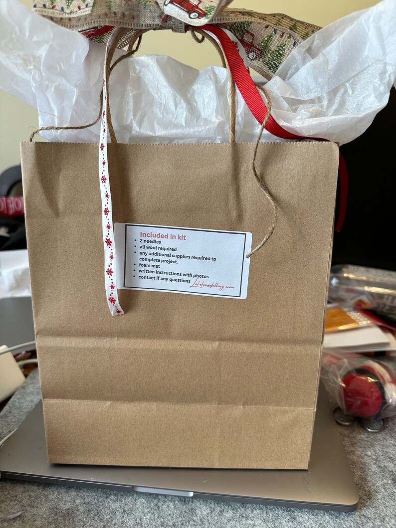 Kit-needle Felted Winter Wool Painting - Etsy