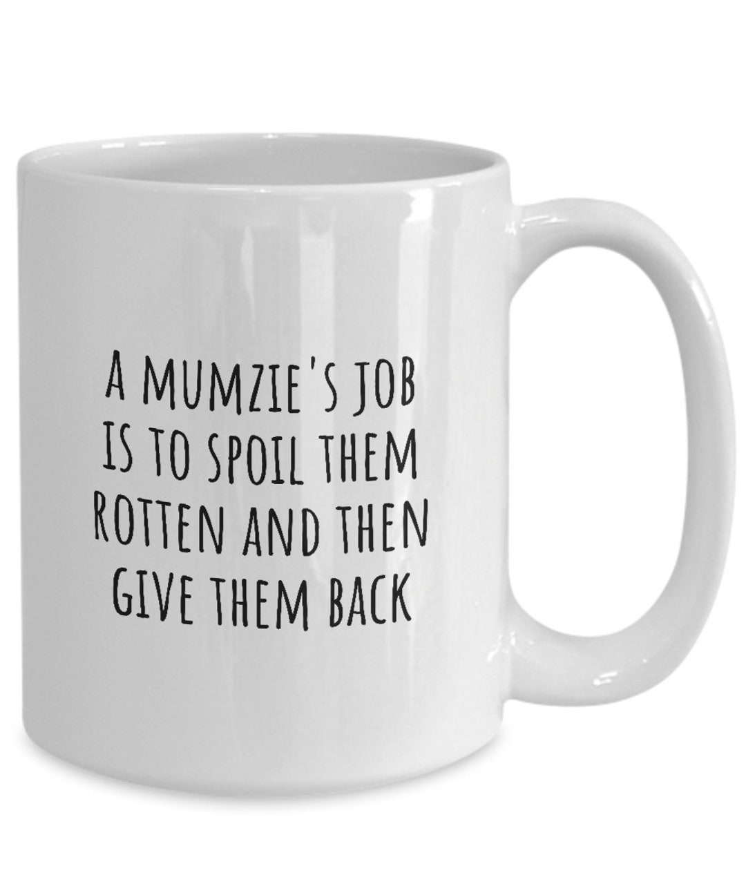Mumzie Mug, Mumzie Gift, Grandma Coffee Cup, Grandmother Birthday ...
