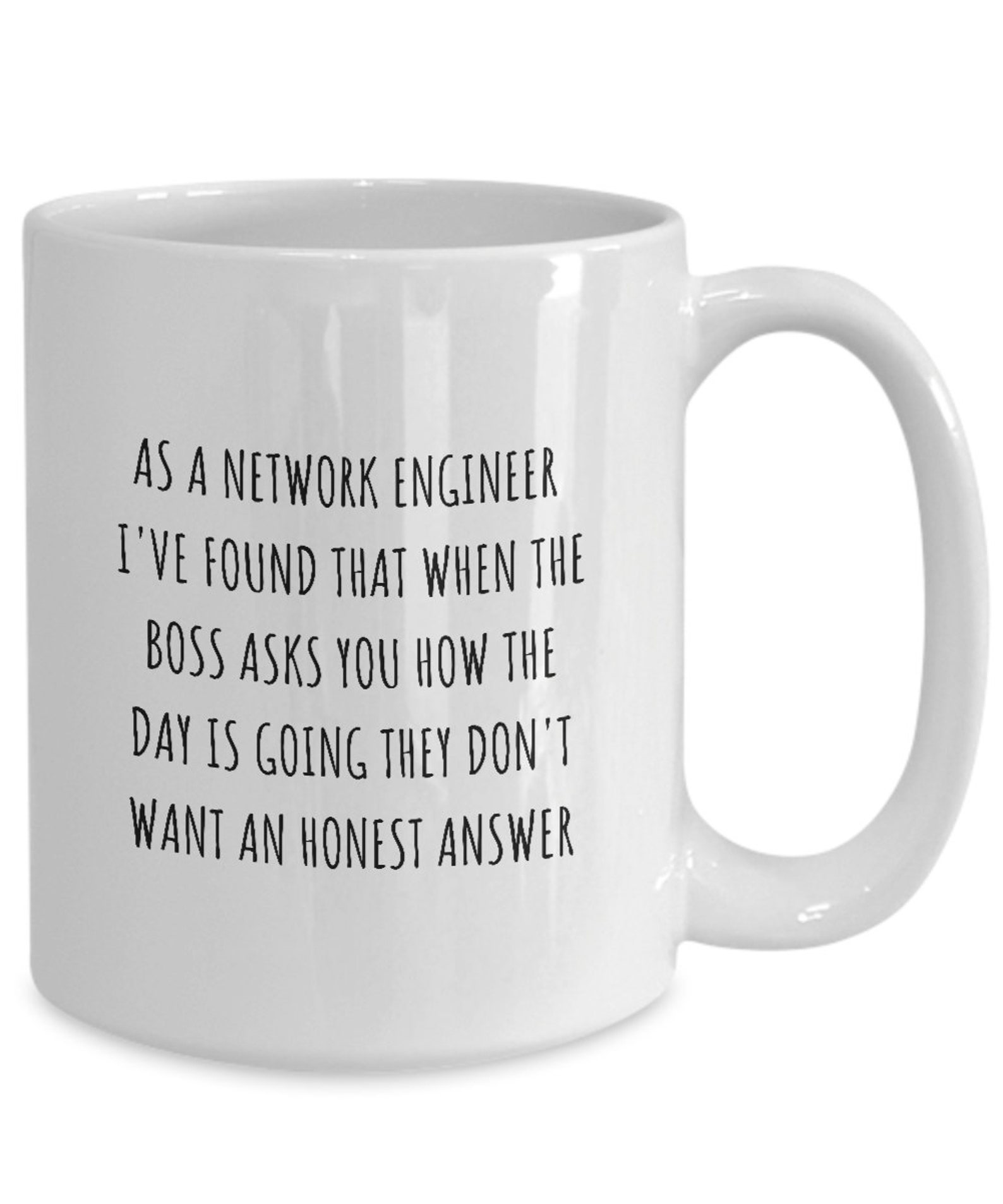 Network Engineer Mug, Network Engineer Gift, Telecommunications Coffee ...