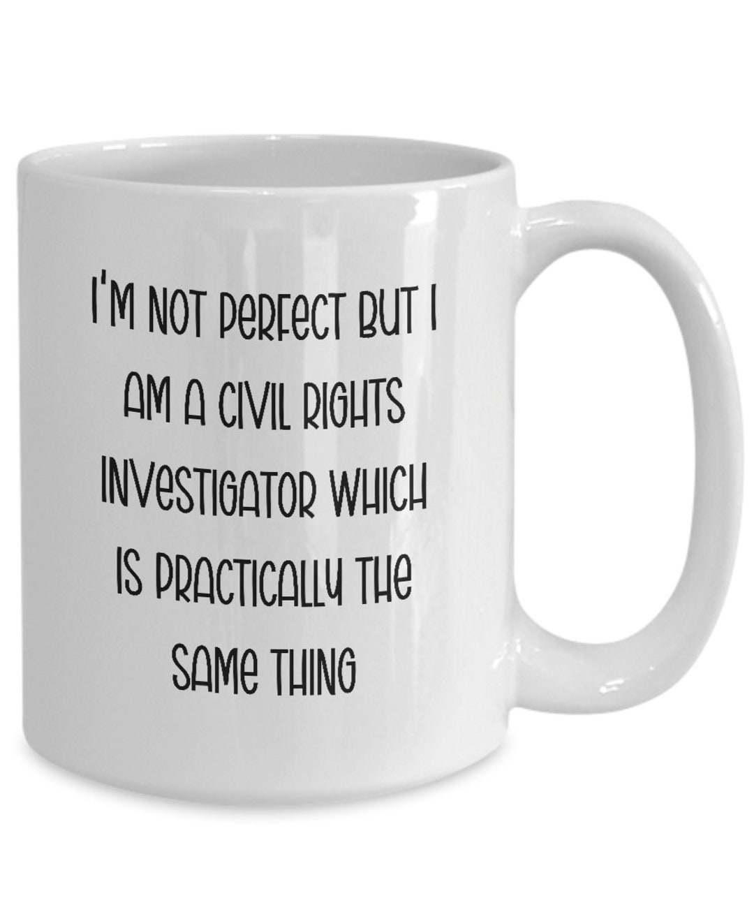 Civil Rights Investigator Mug, Civil Rights Investigator Gift, Civil ...
