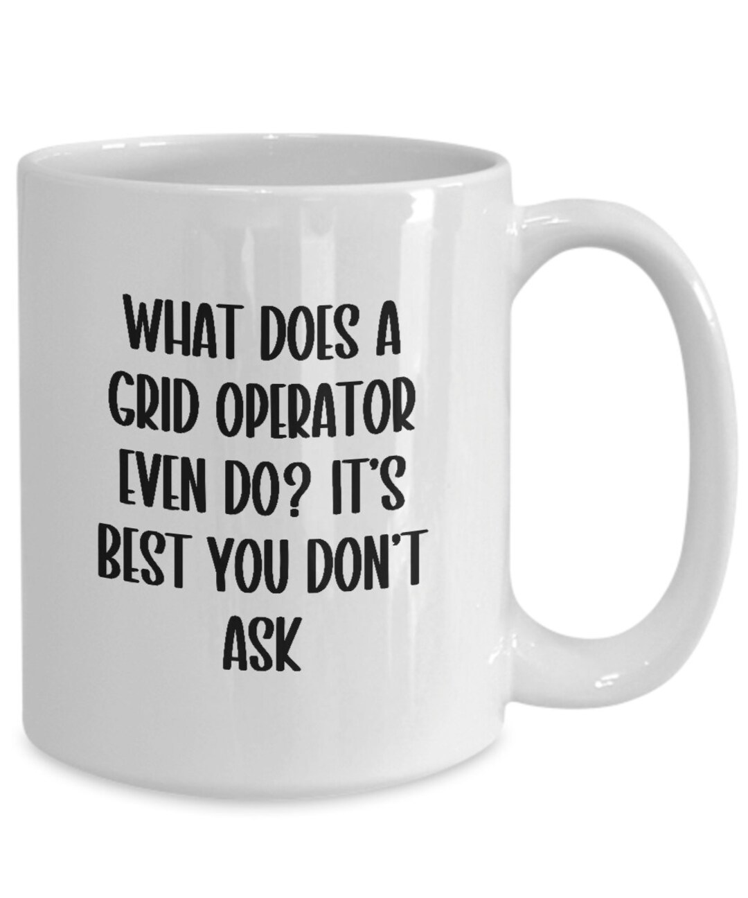 Grid Operator Mug, Grid Operator Gift, Grid Operator Coffee Cup, Gift ...