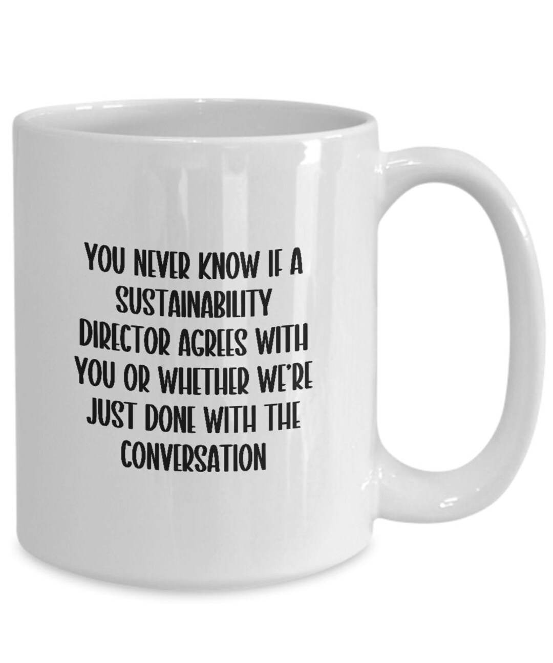Funny Sustainability Director Mug, Coffee Cup Gifts, Gift Ideas for ...