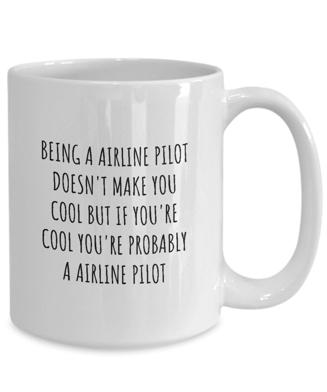 Airline Pilot Mug, Airline Pilot Gift, Airline Pilot Coffee Cup, Gift ...