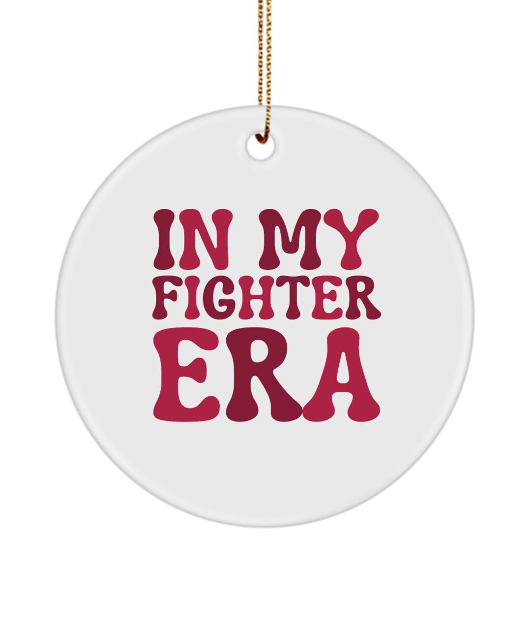 Funny Multiple Myeloma Fighter Circle Ornament, Cancer Survivor Support ...