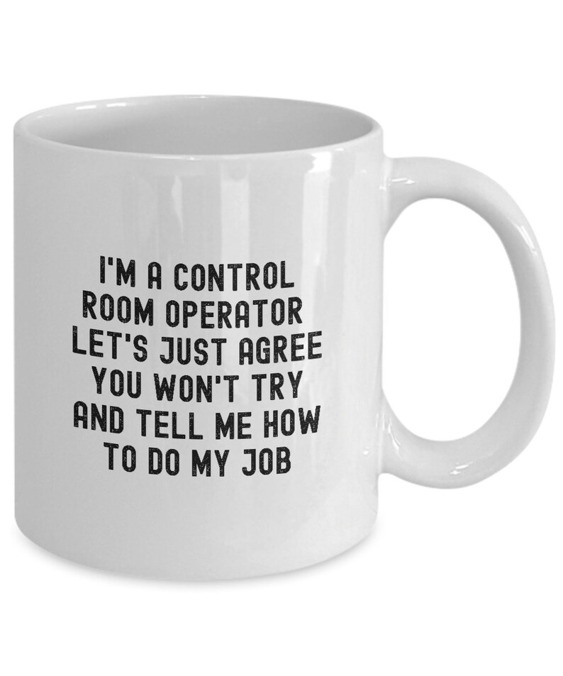 Control Room Operator Mug, Control Room Operator Gift, Control Room ...