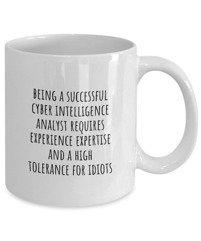 Cyber Intelligence Analyst Mug, Cyber Intelligence Analyst Gift, Cyber ...