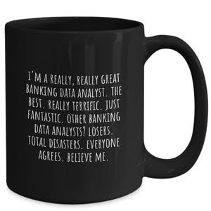 Banking Data Analyst Mug, Banking Data Analyst Gifts, Banking Data ...