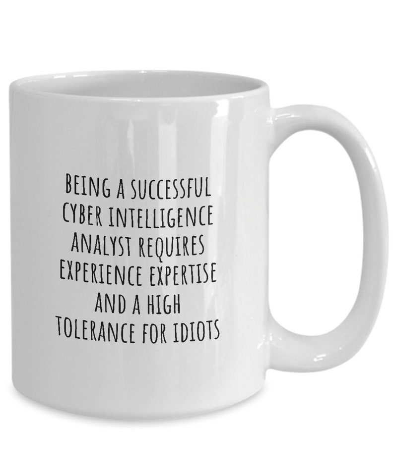Cyber Intelligence Analyst Mug, Cyber Intelligence Analyst Gift, Cyber ...