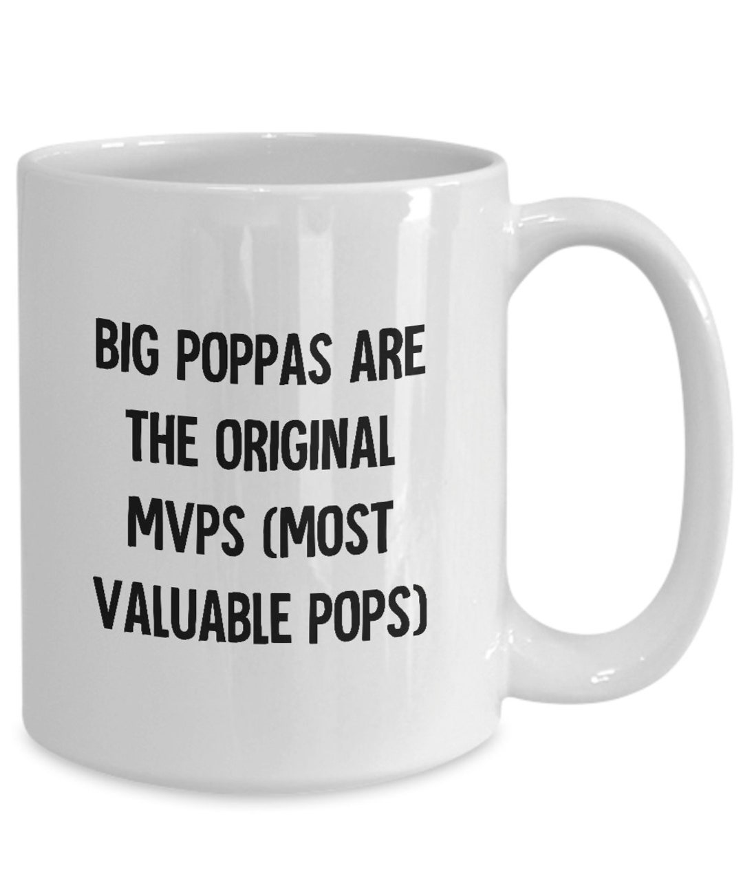 Big Poppa Mug, Big Poppa Gift, Grandpa Coffee Mug, Gifts Ideas for Grandfather, Grandfather ...
