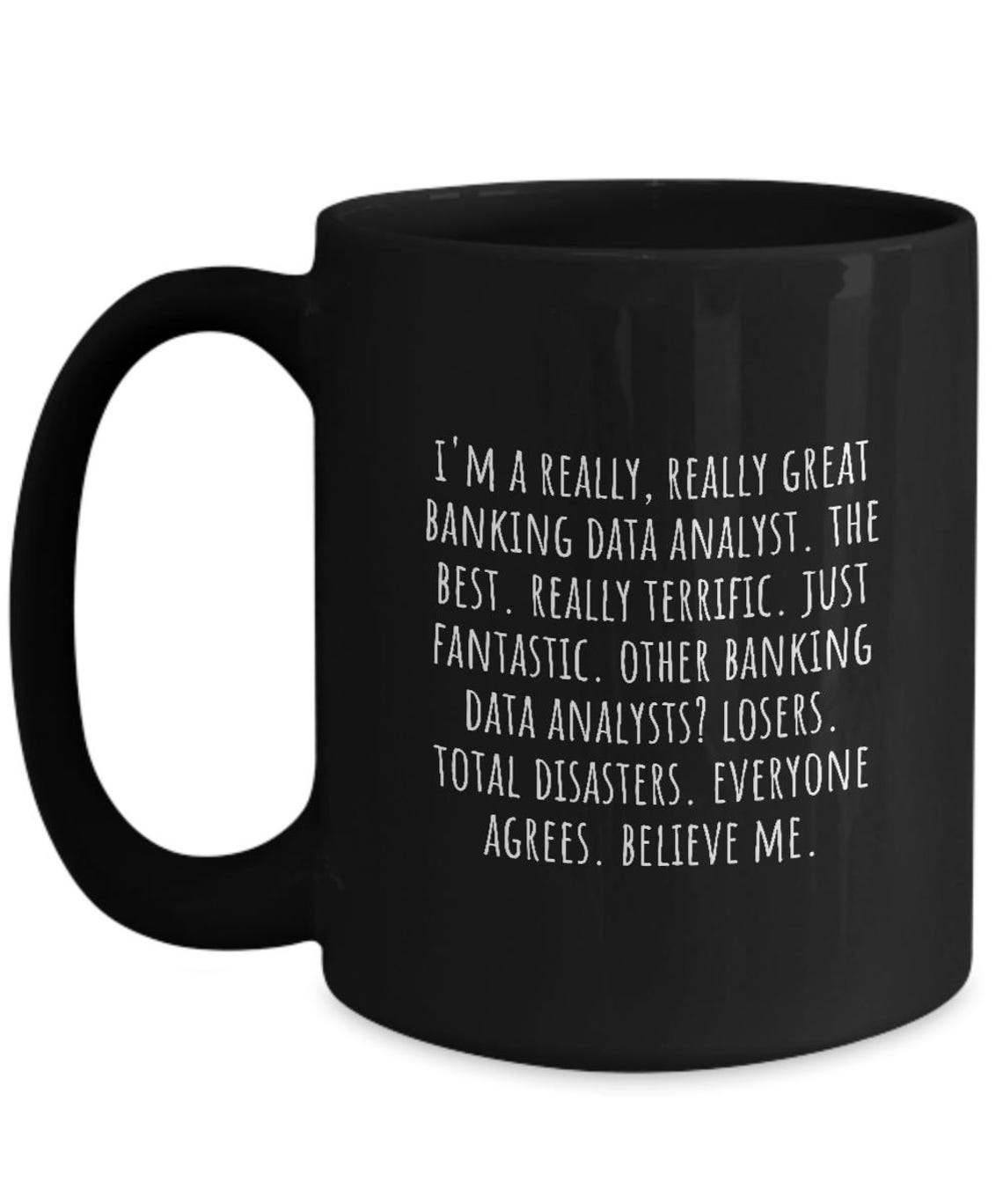 Banking Data Analyst Mug, Banking Data Analyst Gifts, Banking Data ...