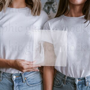 DTF Mockup, Direct to Film, Dtf Transfer Sheet Mockup, Transfer Mockup ...