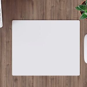 Mouse Pad Mockup White/transparent - JPG & PNG | Sublimation Mousepad ...