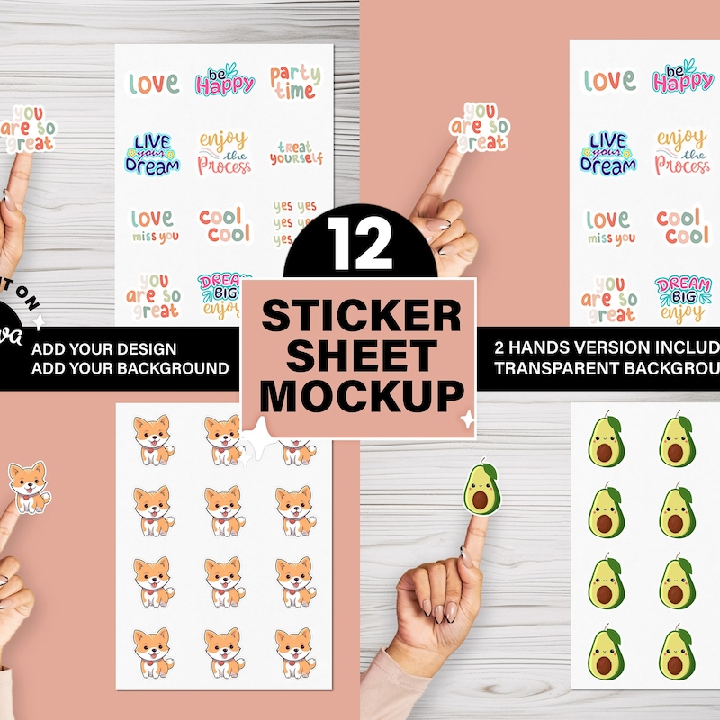 Hand Cut Stickers - Etsy