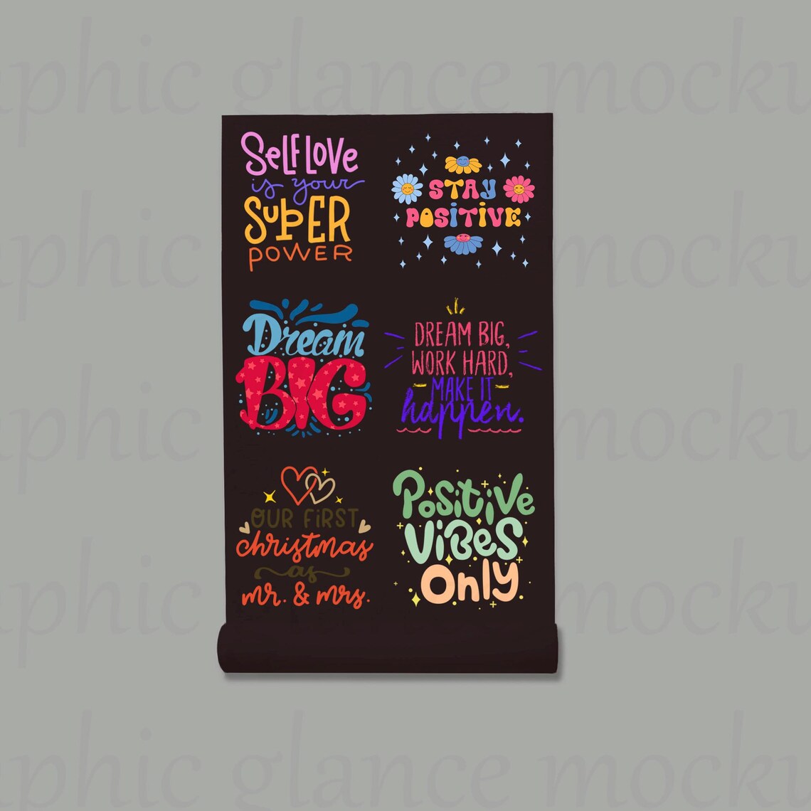 DTF Mockup PSD, Gang Sheet, Transparent & White, DTF Transfer Sheet ...