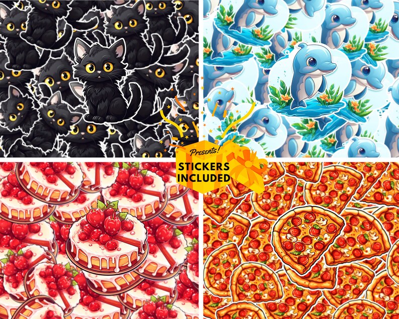 Buy Sticker Pile Mockup Sticker Mockup Decal Mockup Die Cut Online in ...