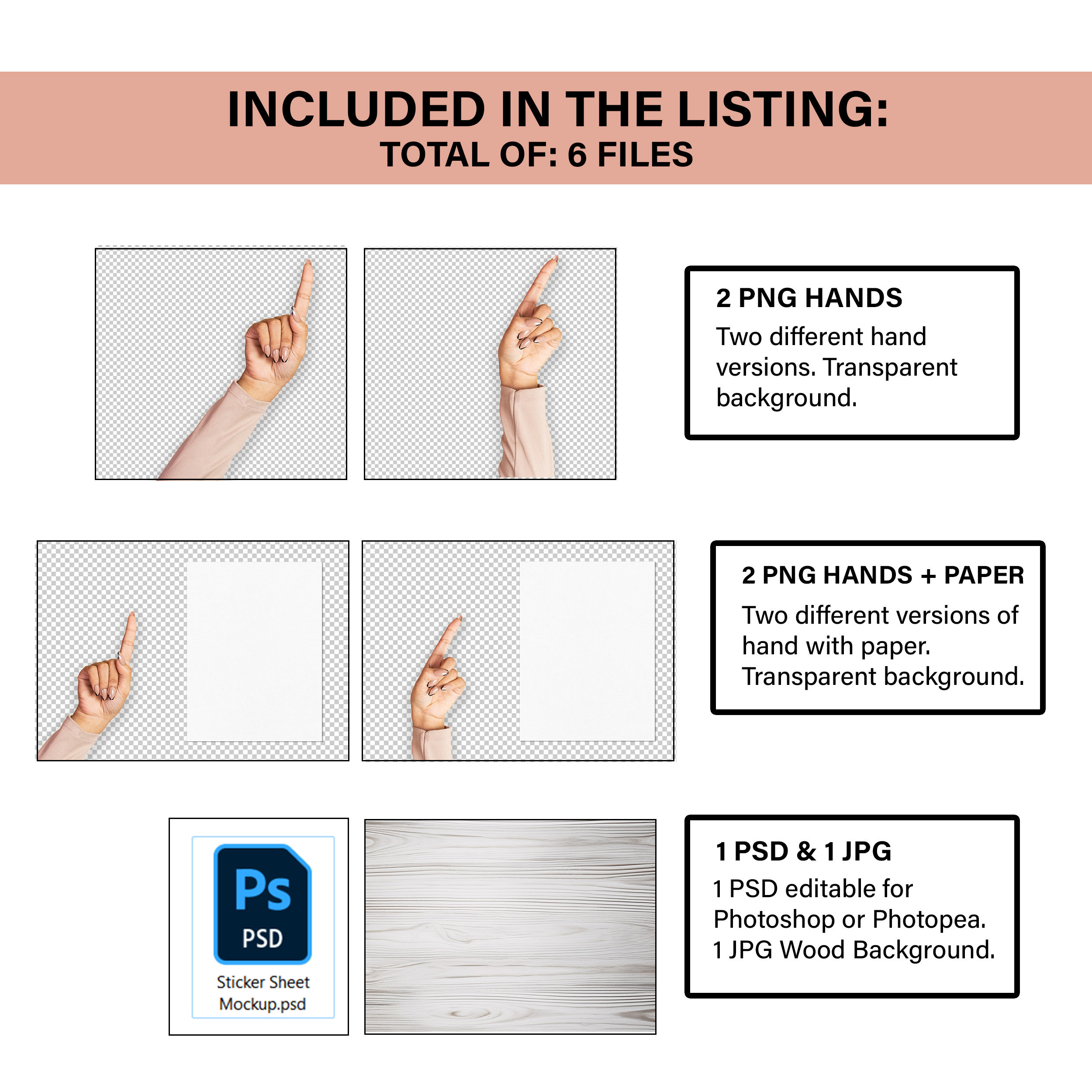 Sticker Sheet Mockup Sticker Mockup Hand Decal Mockup - Etsy