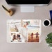 Mouse Pad Mockup White/transparent - JPG & PNG | Mousemat Mock, Office ...