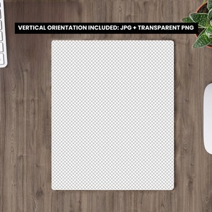 Mouse Pad Mockup White/transparent - JPG & PNG | Sublimation Mousepad ...