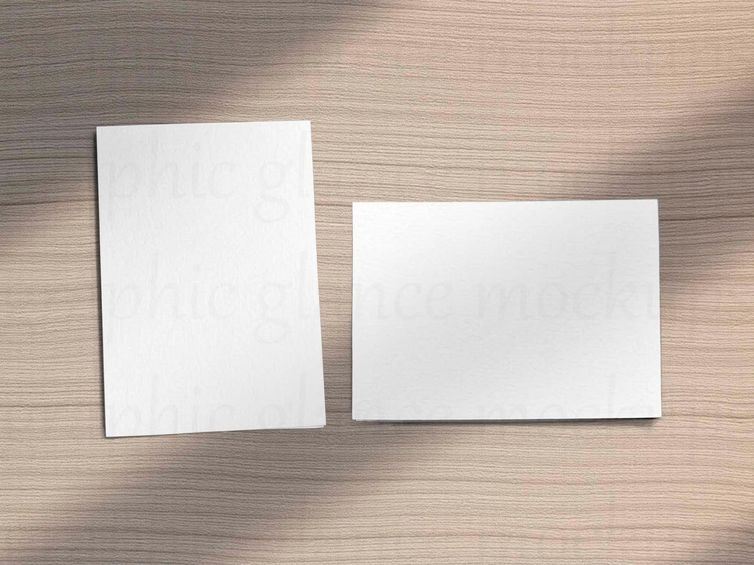 PDS, Cards Mockup, 7x5, 5x7, Evergreen, All Events, Horizontal ...