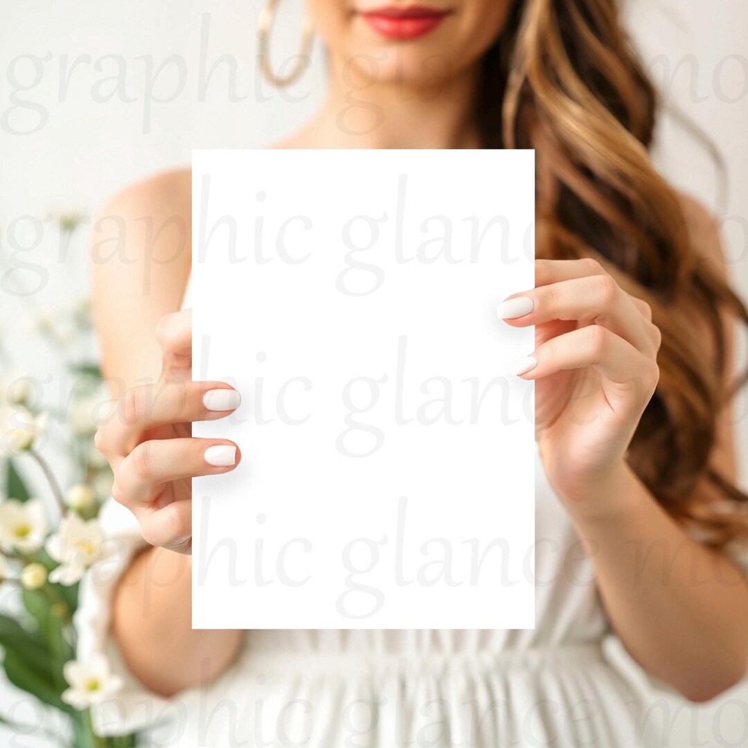 Card Mockup, 7x5, Invite, Card Mockups Invitations Invite Stationary ...