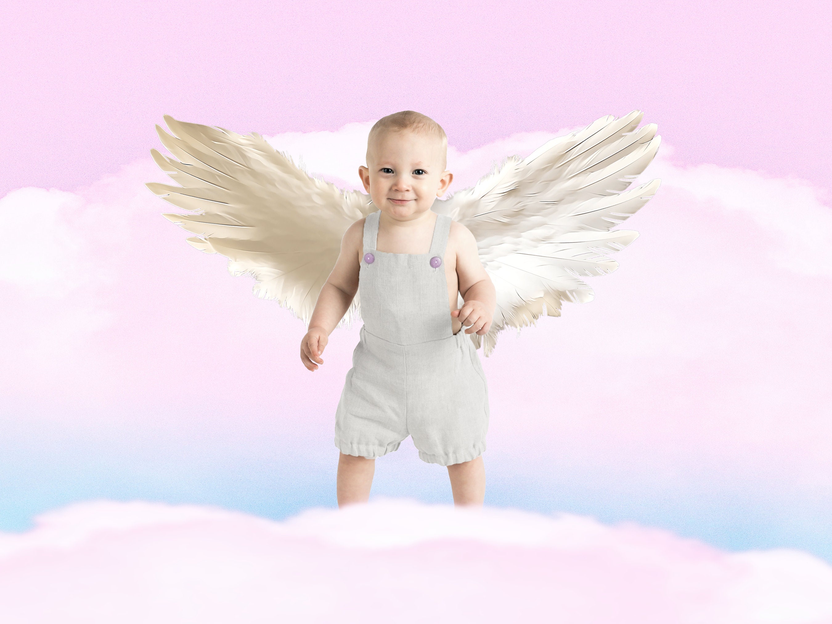 Digital Angel Wings, Transparent Background Png's for Photo Editing ...