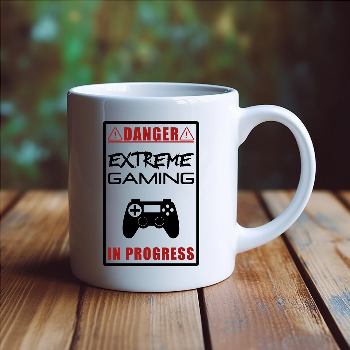 Gamer SVG Cut File Danger Extreme Gaming in Progress - Etsy