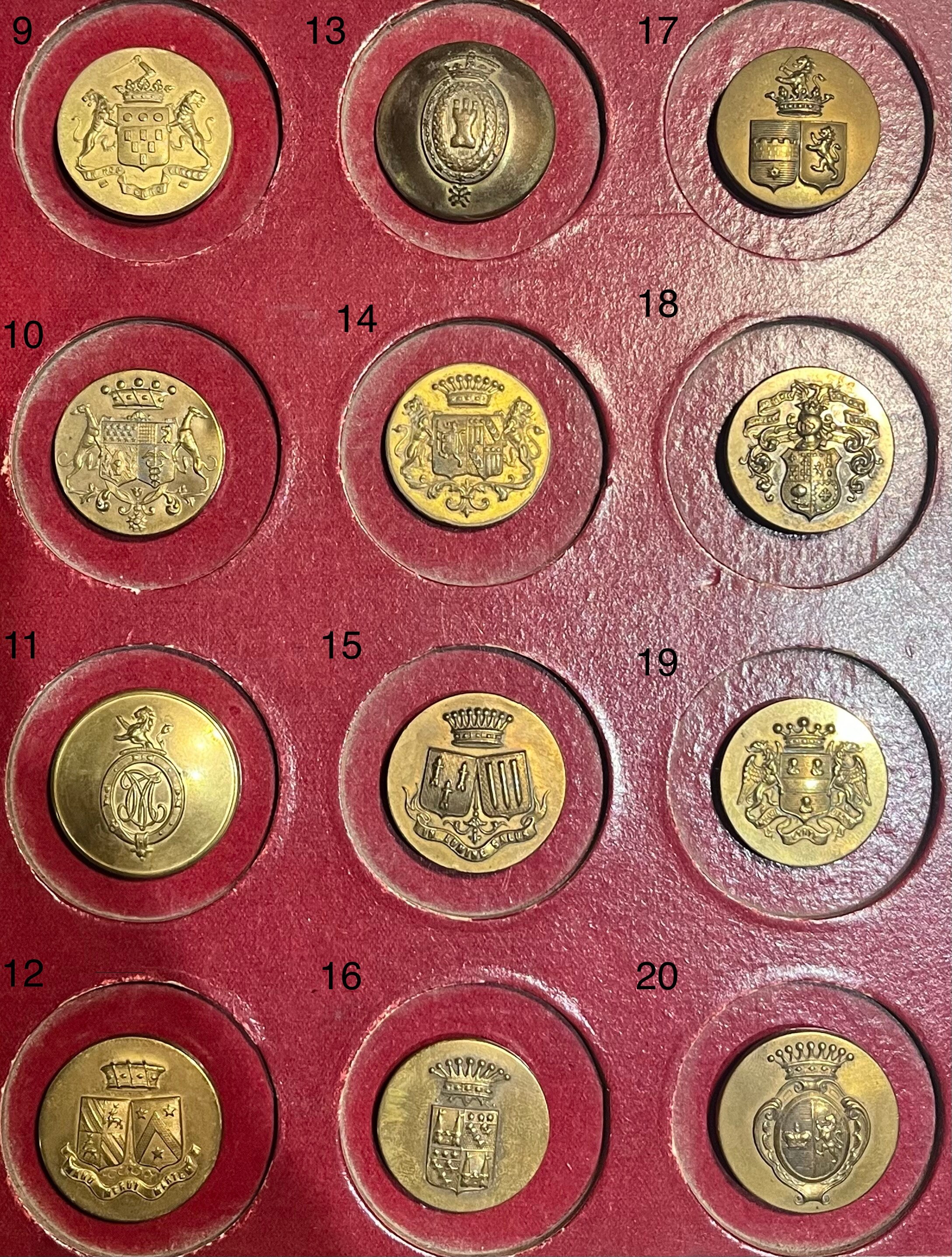 French Livery Button Collection 19th Century - Etsy