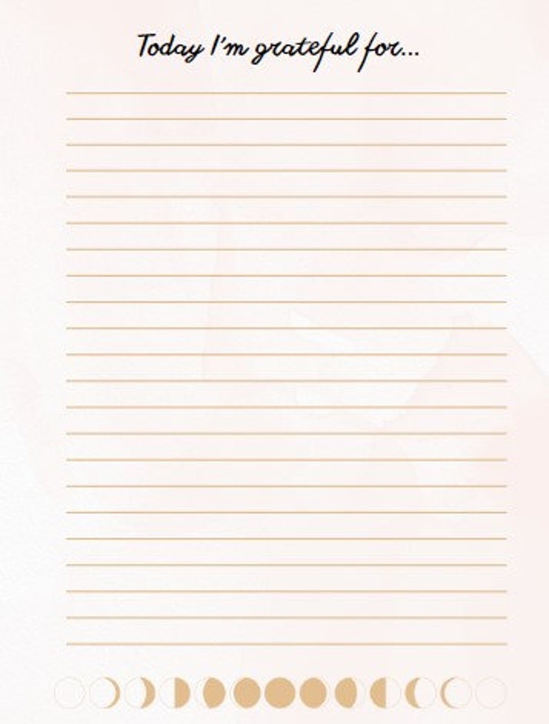 Fun Daisy Flower Minimalist Gratitude Journal - Etsy