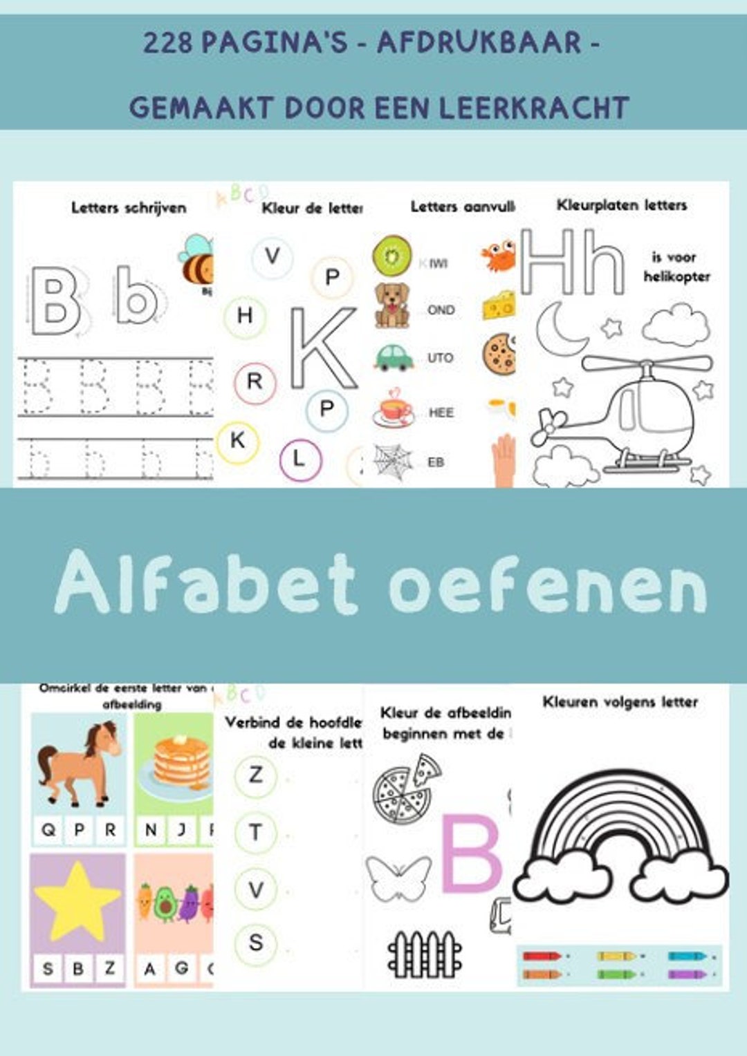 Alfabet Oefenen I Afdrukbare Download - Etsy