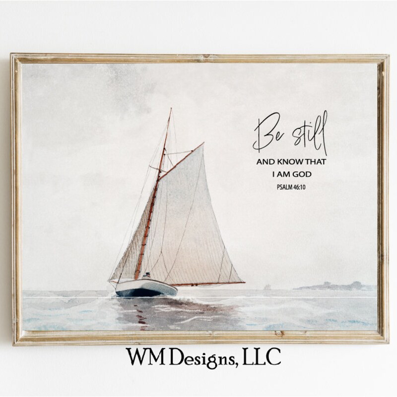 Nautical Bible Verse - Etsy