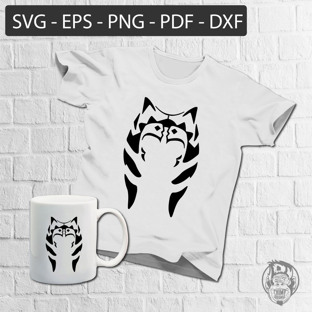 Ahsoka Tano Svg Star Wars Svg Star Wars Svg Svg Dxf Png Eps - Etsy UK
