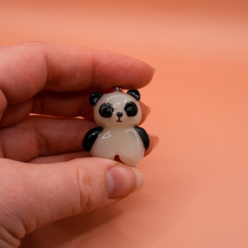 Kawaii Panda Bear Dust Plug Charm: Handmade Chibi Console Accessory - Etsy