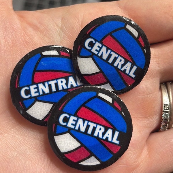 Custom Team Logo Croc Charms - Etsy