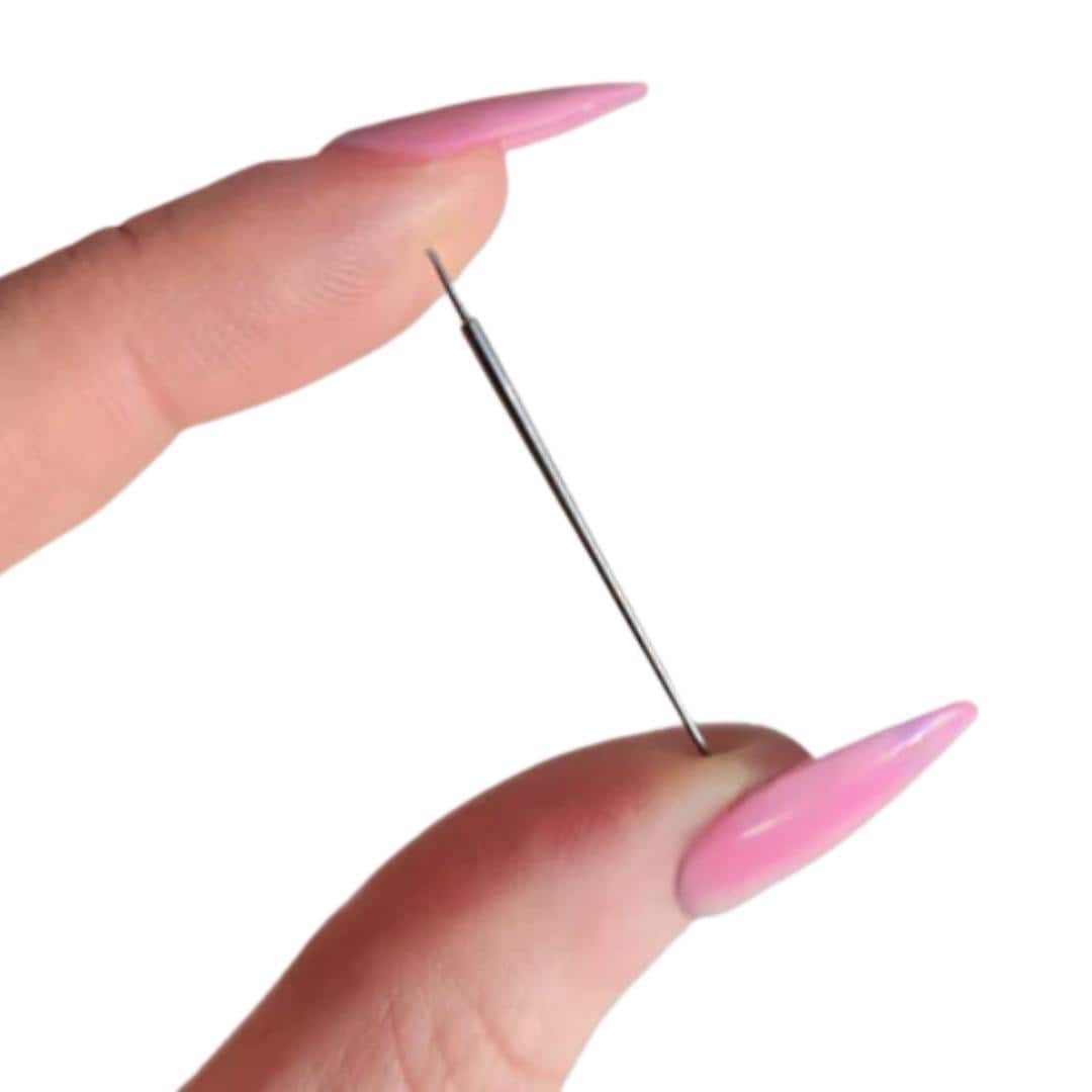G23 Titanium Threadless Labret Insertion Pin 3 Sizes 16G 18G 20G Flat ...