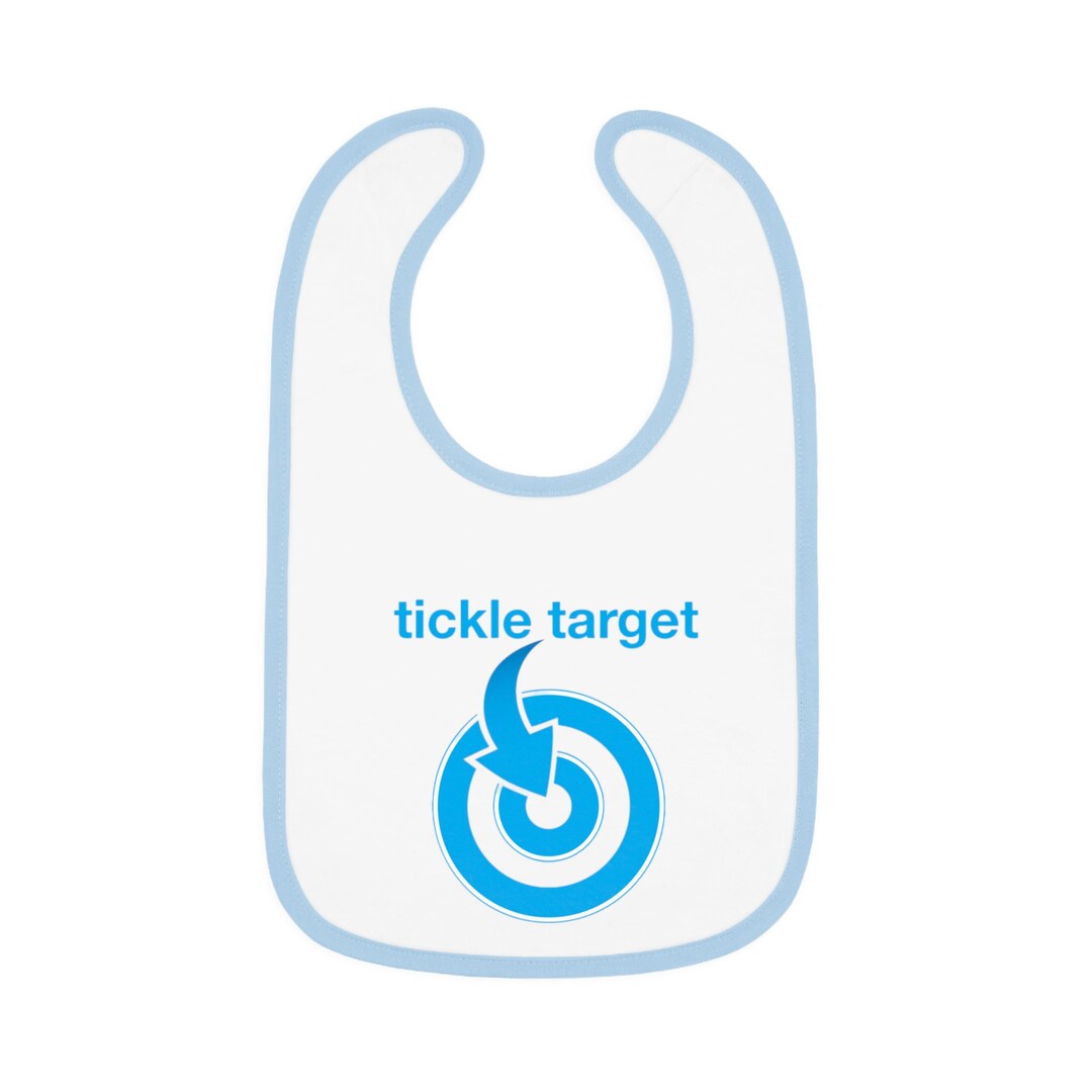 Baby Infant Bib Cute Fun Tickle Target. Goochy-goochy-goo - Etsy