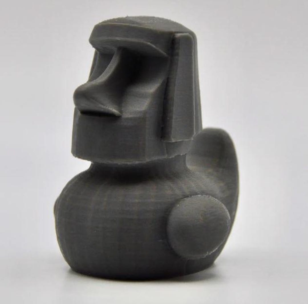 Moai Head Duck | Fun Duck | Ducking | Custom Duck | Unique Duck ...