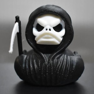 Grim Reaper Duck Duck Ducking Halloween Duck Spooky Scary Custom Duck ...