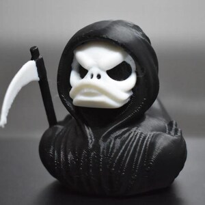 Grim Reaper Duck Duck Ducking Halloween Duck Spooky Scary Custom Duck ...