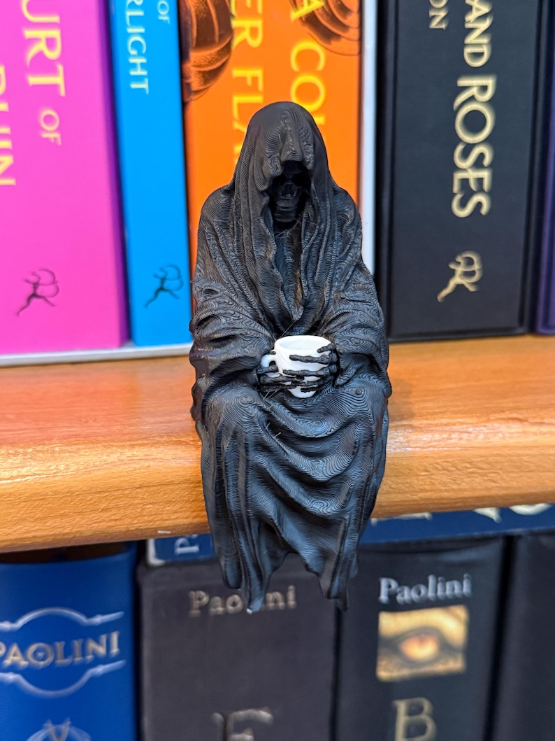 Surial Tea Shelf Sitter | Book Nook | Library Decor | Bookish | Grim ...