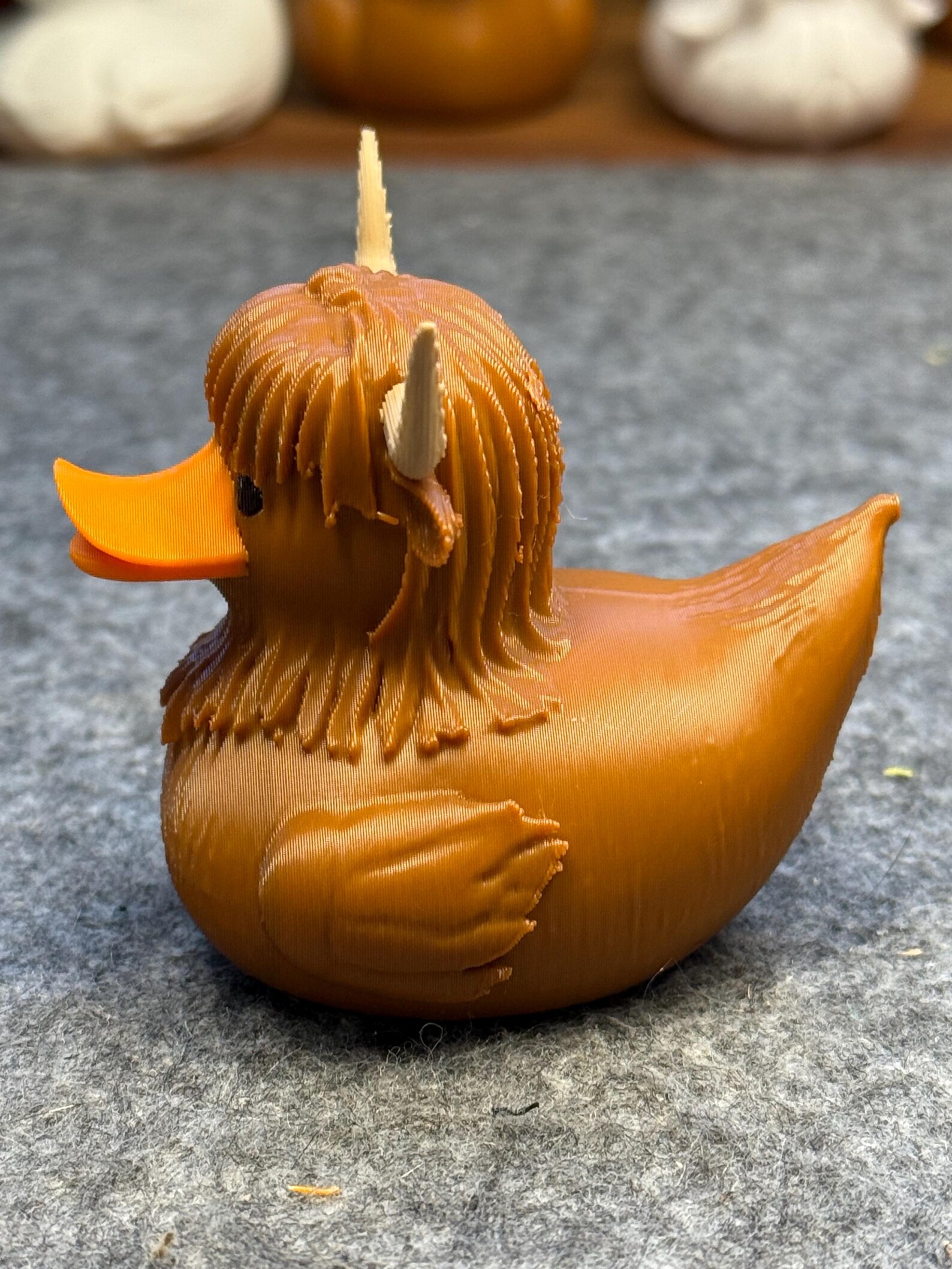 Highland Cow Duck | Fun Duck | Ducking | Custom Duck | Cow | Graduation ...