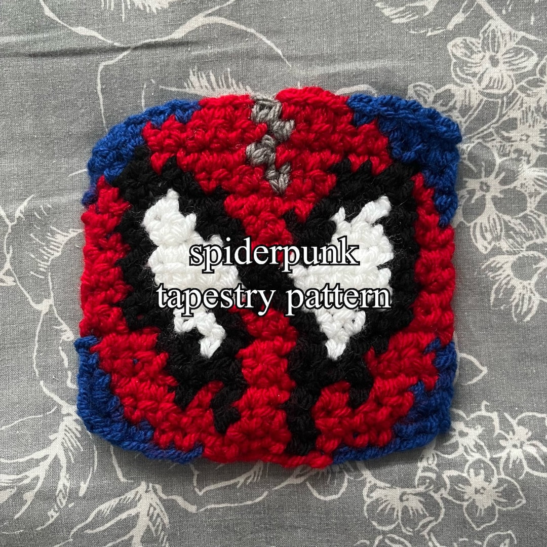 Spider-punk Spiderman: Across the Spider-verse Crochet - Etsy