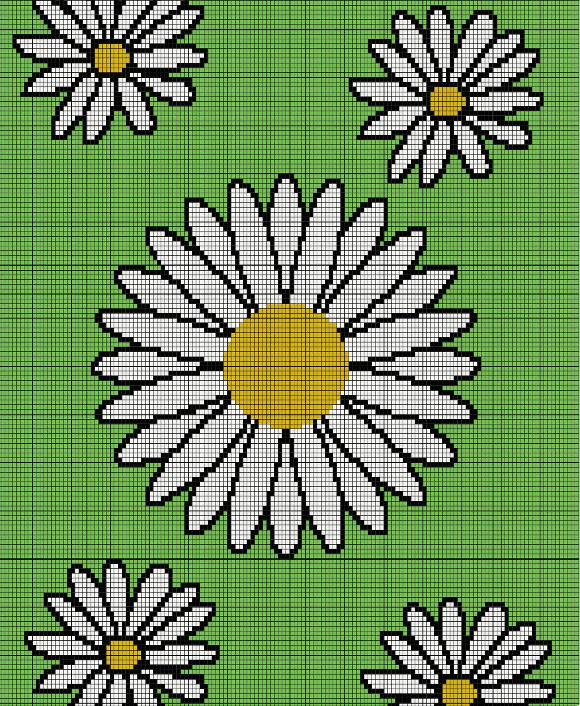 Sunflower Crochet Pattern: C2C Graphgan Blanket (PDF Pattern) - Etsy